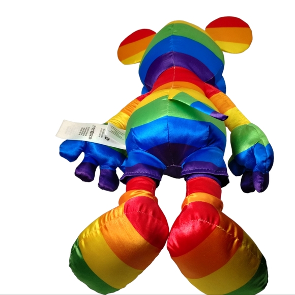 Disney | Toys | Disney Rainbow Pride Mickey Mouse 55 Plush Stuffed ...